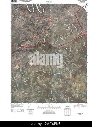 USGS TOPO Map Pennsylvania PA Coudersport 20100615 TM Restoration Stock ...
