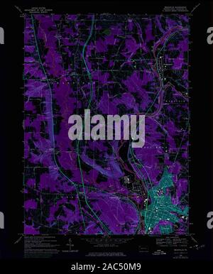 Meadville, Pennsylvania, map 1968, 1:24000, United States of America by ...