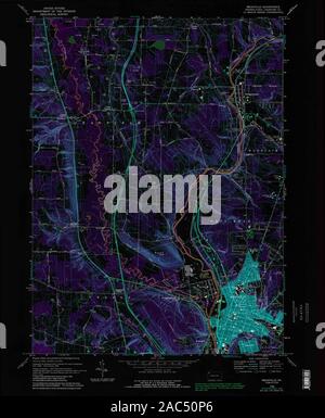 Meadville, Pennsylvania, map 1968, 1:24000, United States of America by ...