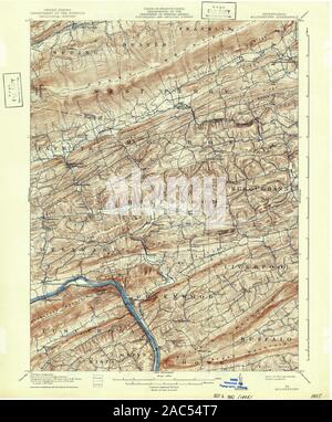 Millerstown, Pennsylvania, map 1907, 1:62500, United States of America ...