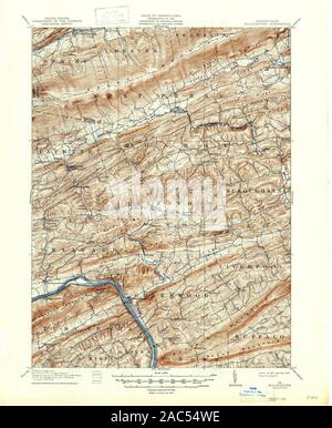 Millerstown, Pennsylvania, map 1907, 1:62500, United States of America ...