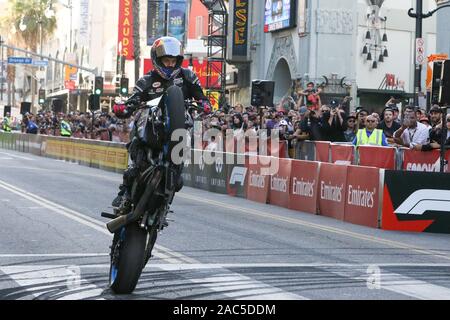 Formula 1 Fan Festival Los Angeles held on Hollywood Boulevard in ...