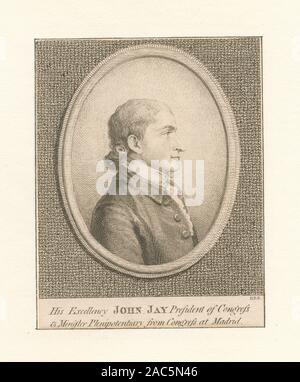 His excellency John Jay, President of Congress and Minister ...