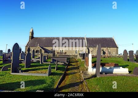 St Peter's Church, Newborough, Anglesey, dates from the early 14th ...