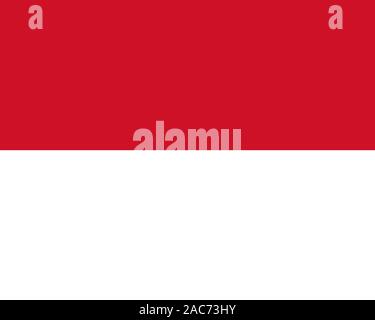 Flagge Fahne Nationalfahne Monaco Stock Photo - Alamy