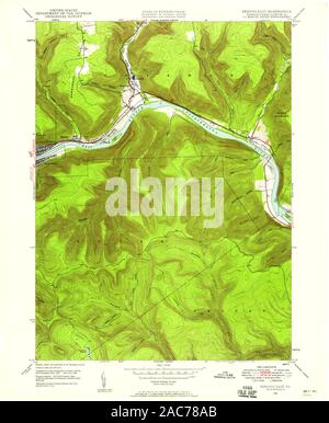 Renovo East, Pennsylvania, map 1946, 1:24000, United States of America ...