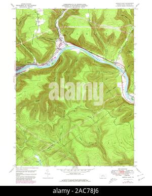 Renovo East, Pennsylvania, map 1946, 1:24000, United States of America ...