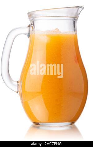 Fruit juice. Persimmon Juice (Diospyros kaki L.)> Aged wood background ...