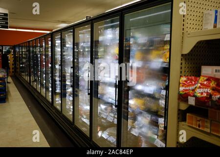 Frozen Food Section of Grocery Store Stock Photo: 49817419 - Alamy