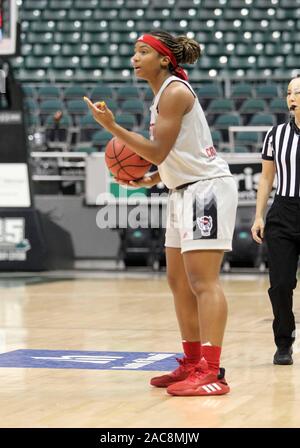 North Carolina State guard Kai Crutchfield (3) shoots against Saint ...