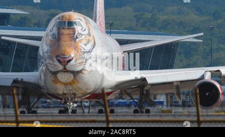 Rossiya Boeing 747 Tigers Livery Stock Photo - Alamy
