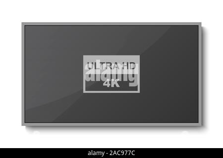4K TV screen Stock Vector Image & Art - Alamy