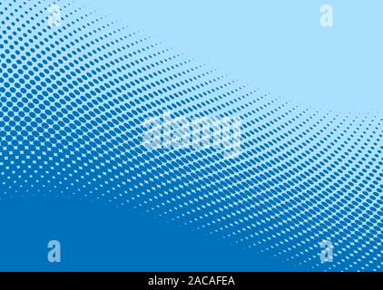 halftone wave blue Stock Photo - Alamy