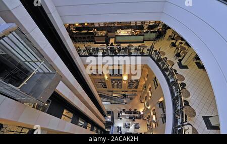 Atrium over 6 floors of the KaDeWe department store, Kaufhaus des ...