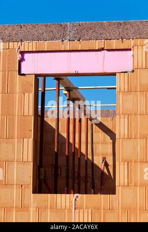 Carcass of a residential building Stock Photo - Alamy
