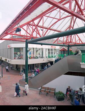 Shoppers in Merthyr Tydfil, South Wales, Uk, in 1994 Stock Photo ...