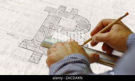 Illustration of a bitcoin currency concept Stock Photo - Alamy