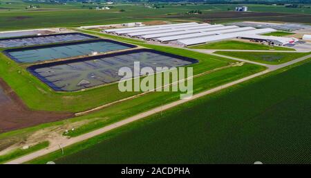 AERIAL VIEW OF DAIRY FARM WISCONSIN Stock Photo - Alamy