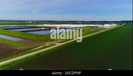 AERIAL VIEW OF DAIRY FARM WISCONSIN Stock Photo - Alamy
