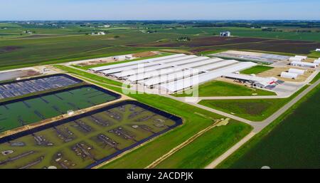 AERIAL VIEW OF DAIRY FARM WISCONSIN Stock Photo - Alamy