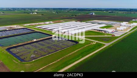 AERIAL VIEW OF DAIRY FARM WISCONSIN Stock Photo - Alamy