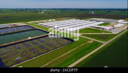 AERIAL VIEW OF DAIRY FARM WISCONSIN Stock Photo - Alamy