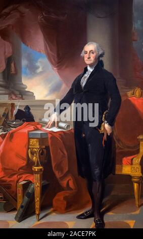 Gilbert Stuart, George Washington (Lansdowne Portrait) 1796 Oil on ...