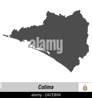 vector map of the Mexican state of Colima Stock Vector Image & Art - Alamy