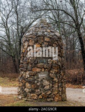 Oklahoma - Kansas - Missouri Tri-Point Marker Stock Photo - Alamy