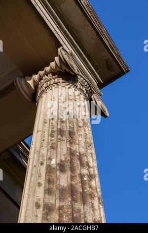 Clytha House, neo-classical architecture in Greek Doric style ...