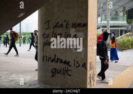 December 1st Lest we forget rally in Kowloon Stock Photo - Alamy
