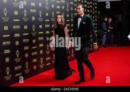Rike Nooitgedagt, Virgil van Dijk and family arrive at the Best FIFA ...