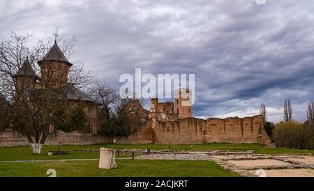 The Chindia Tower, made in the time of Vlad the Impaler, from ...