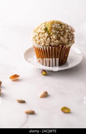 Homemade pistachio muffins with sugar crystals Stock Photo - Alamy