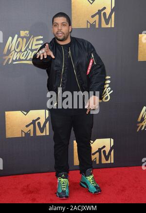BURBANK, CA. April 9, 2016: O'Shea Jackson Jr. at the 2016 MTV Movie ...