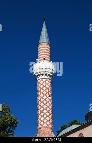 the minaret of Djoumaia mosque in Plovdiv (Bulgaria); this mosque is ...