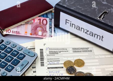 German Income Tax Declaration Stock Photo - Alamy