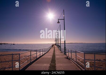 Rockingham Beach jetty Stock Photo - Alamy