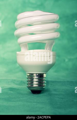 Green Light Bulb Stock Photo - Alamy