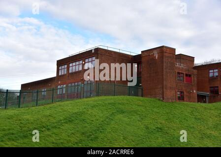 Exterior pictures of Campus Bryncethin home of Ysgol Bryn Castell Stock ...
