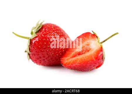 One and half strawberries Stock Photo - Alamy