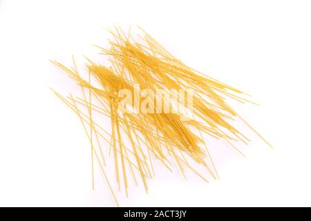 spaghetti number three on a white background Stock Photo - Alamy