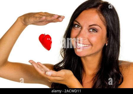 enamoured young woman Stock Photo - Alamy