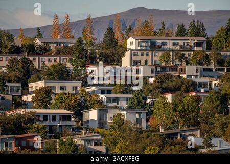 Residential neigborhoods, Reykjavik, Iceland Stock Photo - Alamy
