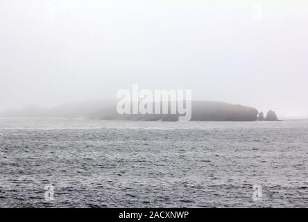 The cold current Litke in Barents sea. archipelago of Novaya Zemlya ...
