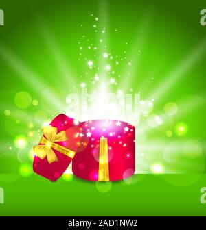 Christmas round gift wrap pattern. Contemporary holiday quilt with ...