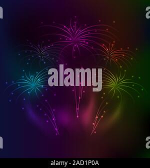 Illustration awesome salute background with light effect - vector Stock ...