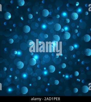 Illustration abstract dusk background with bokeh effect - vector Stock ...