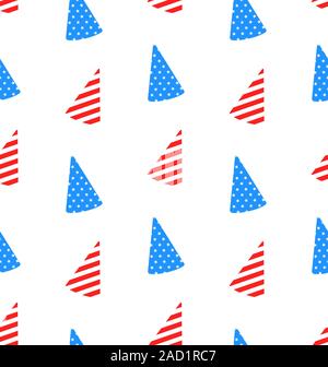Illustration Seamless Texture Hudcap for Independence Day of America ...