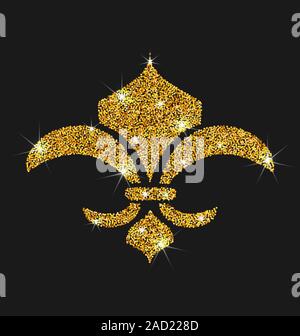 Fleur-de-lis symbol icon Stock Photo - Alamy